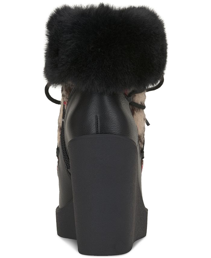 Jessica Simpson Myina Wedge Ankle Booties - Macy's