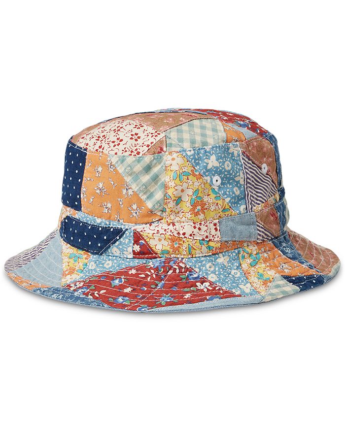 Polo Ralph Lauren Men's Cotton Patchwork Bucket Hat - Macy's