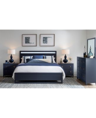 Summerland 3pc Bedroom Set (Queen Panel Bed, Dresser, Nightstand) - Macy's