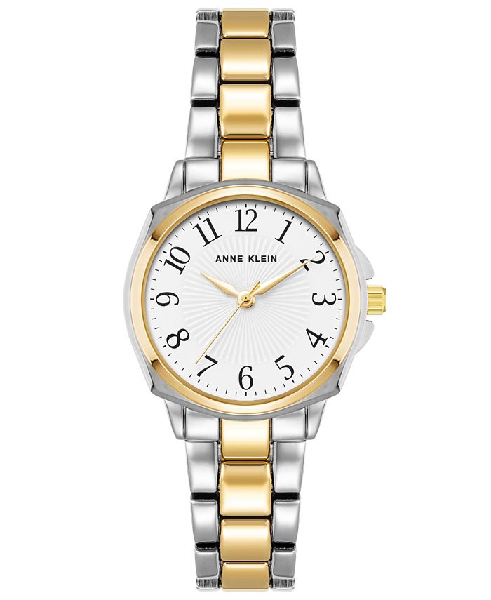 Anne Klein Women's Quartz Two-Tone Alloy Watch, 28mm - Macy's