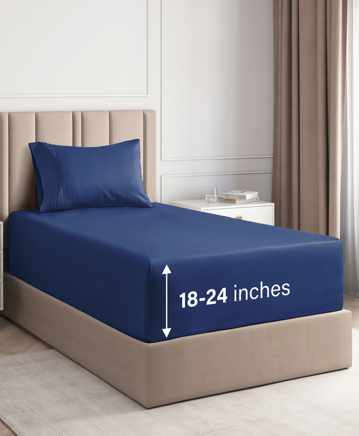 Click here for 3 Piece Extra Deep Pocket Microfiber Sheet Set - T... prices