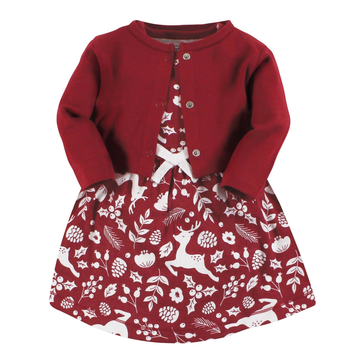 Click here for Touched by Nature Baby Girls - Red winter folk prices