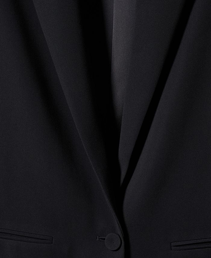 MANGO Women's Flowy Suit Blazer - Macy's