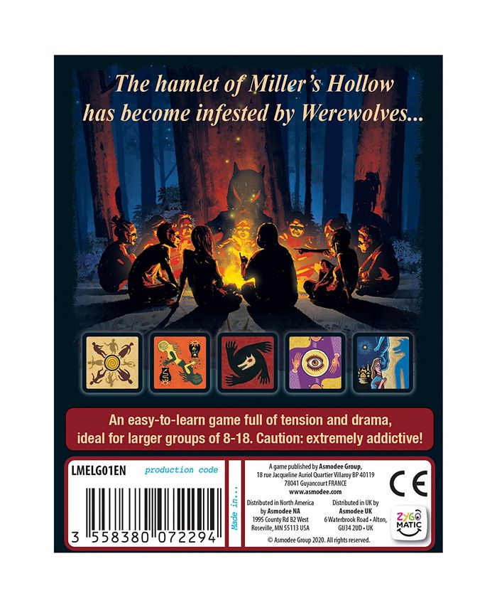 Asmodee North America, Inc. Zygomatic The Werewolves of Miller's Hallow ...