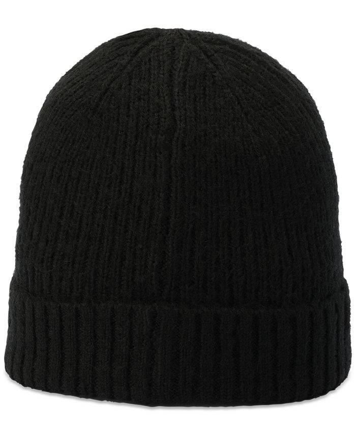 Calvin Klein Men's Luxe Ribbed Cuff Hat - Macy's