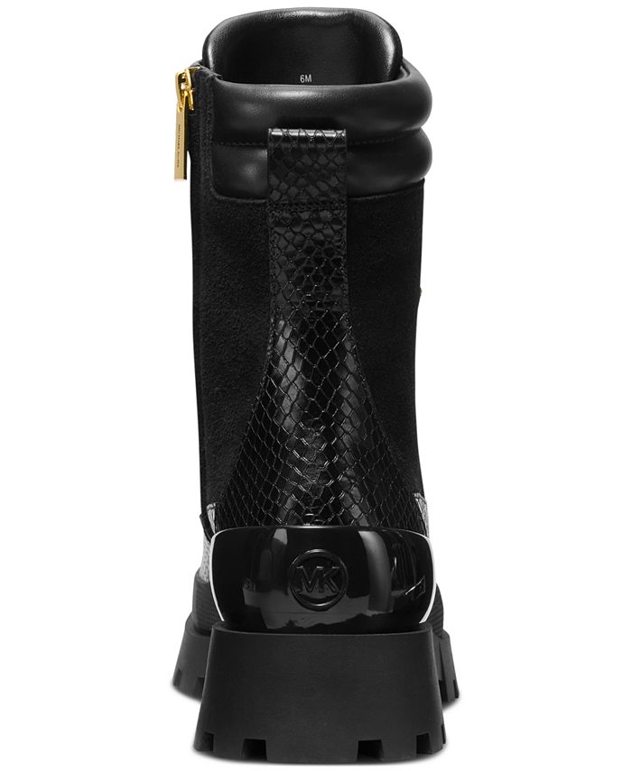 Michael Kors Women's Rowan Side-Zip Ankle Combat Booties - Macy's