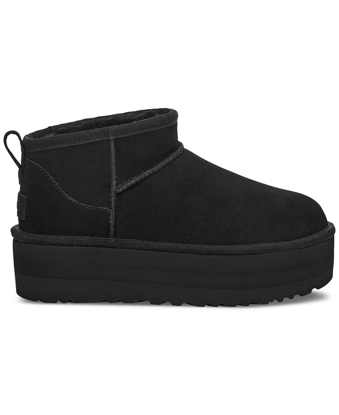 UGG® Women's Classic Ultra Mini Platform Booties - Macy's