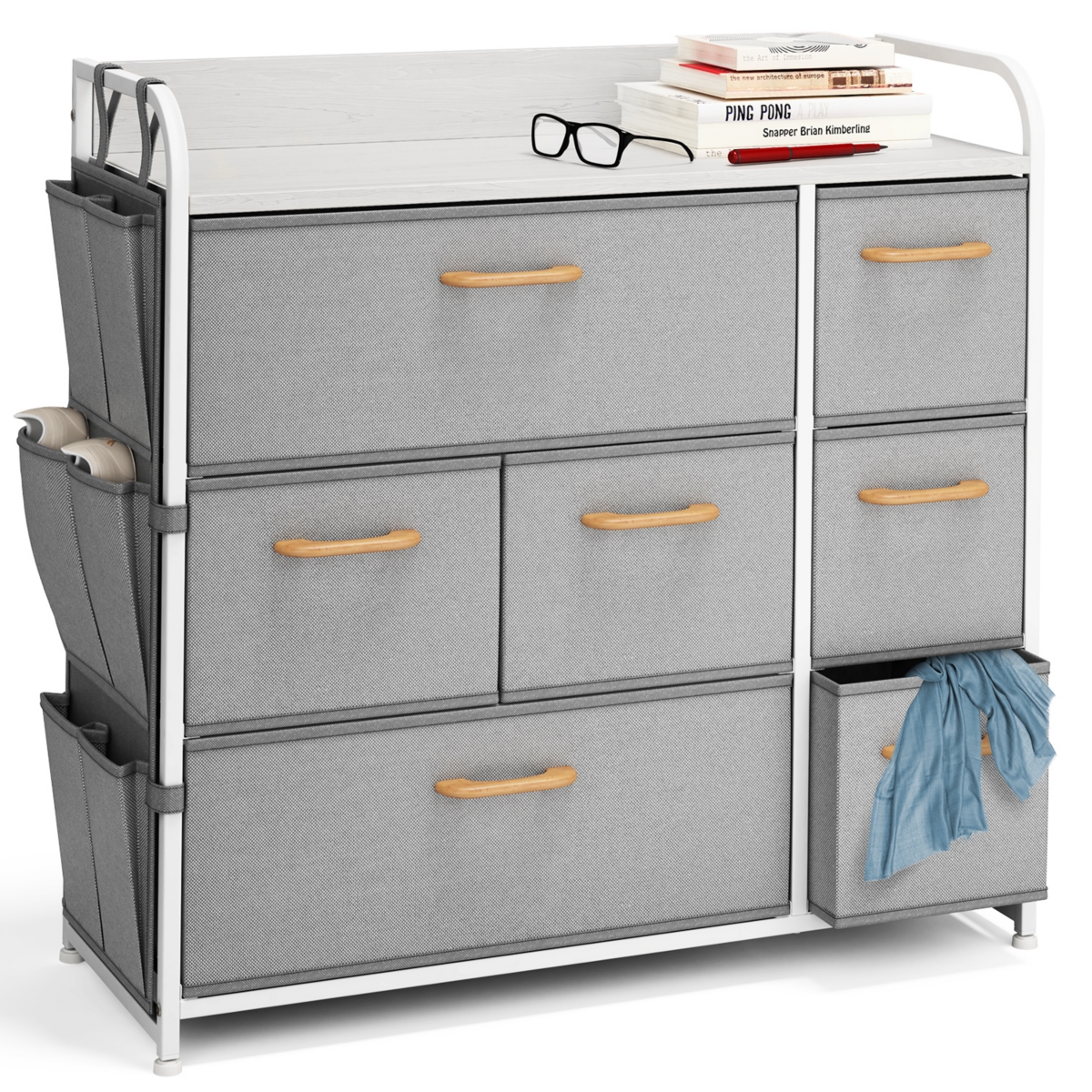 Click here for Nestl Heavy Duty 7 Drawer Fabric Dresser Organizer... prices