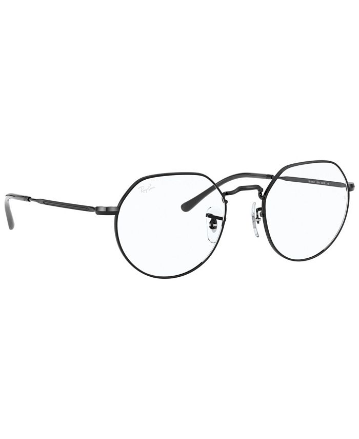 Ray-Ban Unisex Jack Optics Eyeglasses, RB6465F 53 - Macy's