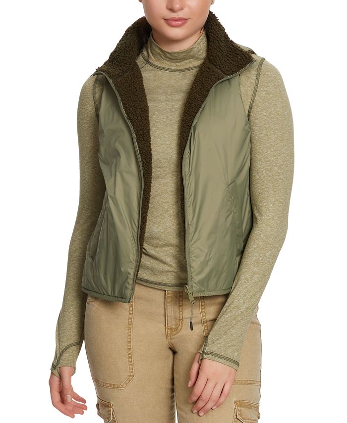 BASS OUTDOOR Women's Reversible Zip-Front Vest - Macy's