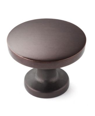 Cauldham 10 Pack Solid Round Kitchen Cabinet Knobs Pulls (1-1/8" Diameter) - Dresser Drawer/Door ...