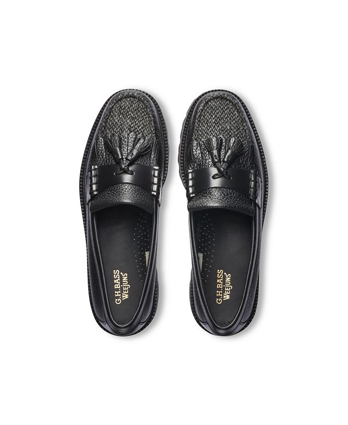 GH Bass G.H.BASS Men's Layton Harris Tweed Weejuns® Comfort Loafers - Macy's