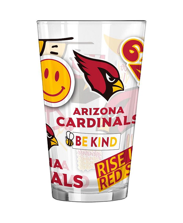 Logo Brands Arizona Cardinals 16 Oz Native Pint Glass - Macy's
