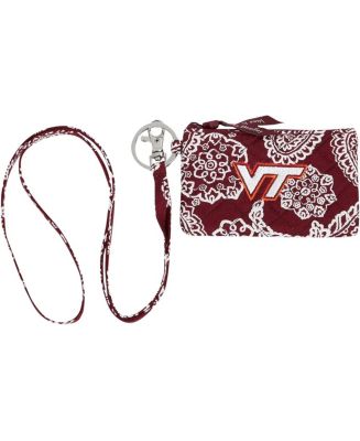 Women's Vera Bradley Virginia Tech Hokies Rain Garden Zip ID Lanyard ...