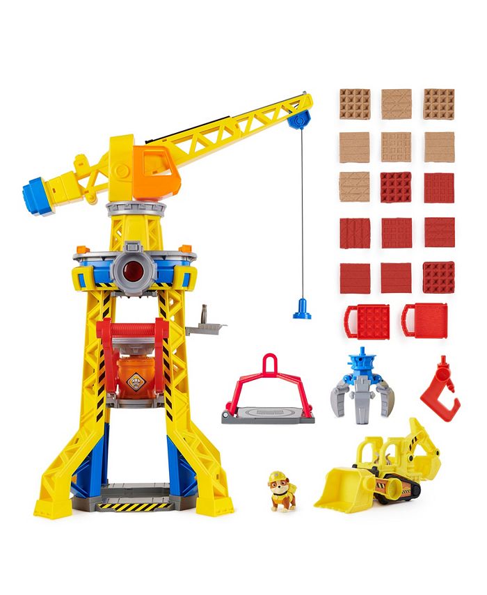 Rubble & Crew Bark Yard Crane Tower Playset with Rubble Action Figure ...