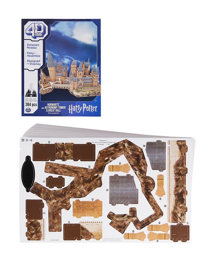 Spin Master Toys & Games 4D Build, Harry Potter Deluxe Hogwarts Castle ...