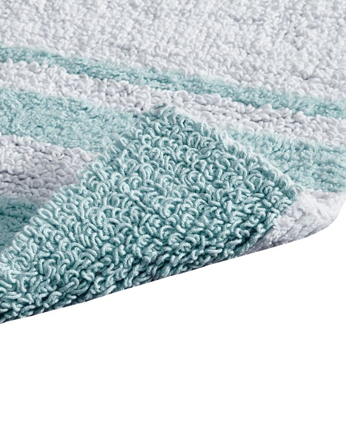 Madison Park Spa Reversible Cotton Bath Rug, 27" x 45" - Macy's
