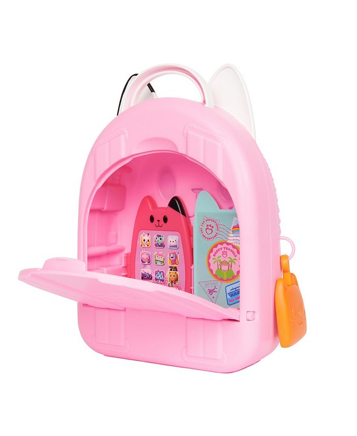 Gabby's Dollhouse Gabby Girl On-The-Go Travel Set, Pretend Play Travel ...