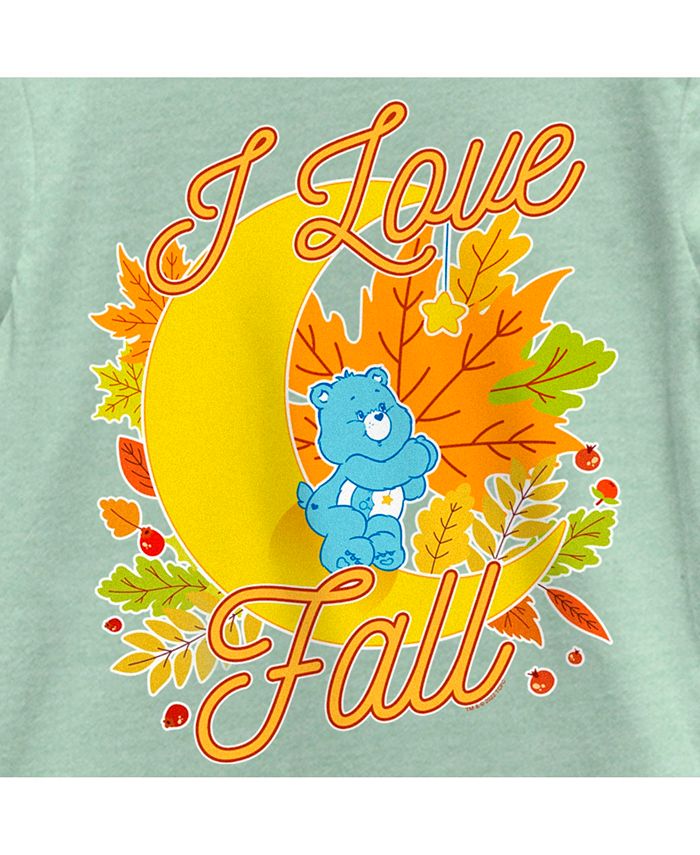 Care Bears Girl's Bedtime Bear I Love Fall Child T-Shirt - Macy's