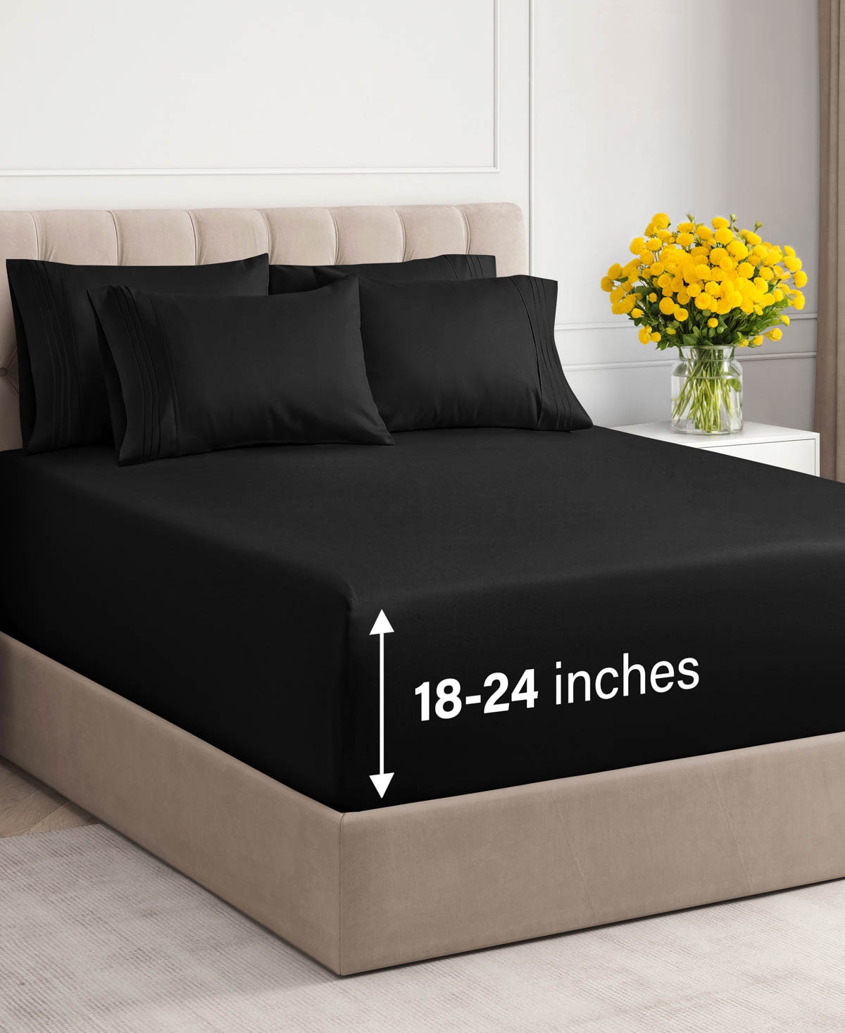 Click here for Microfiber Sheet Set 18" - 24" Inch Extr... prices
