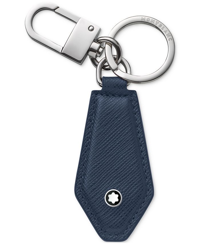 Montblanc Sartorial Leather Diamond Key Fob - Macy's