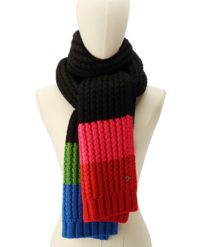 kate spade new york Women's Marble Cable-Knit Scarf - Macy's