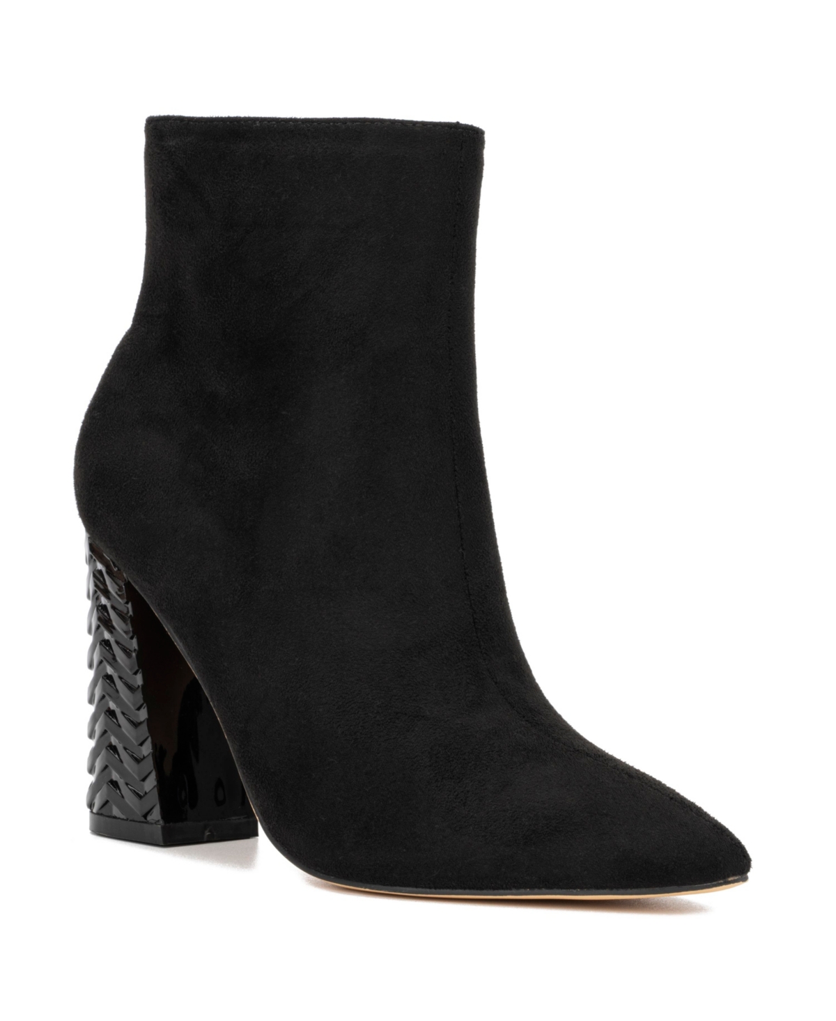 Click here for Womens Zhuri Pointed Toe Bootie - Black prices