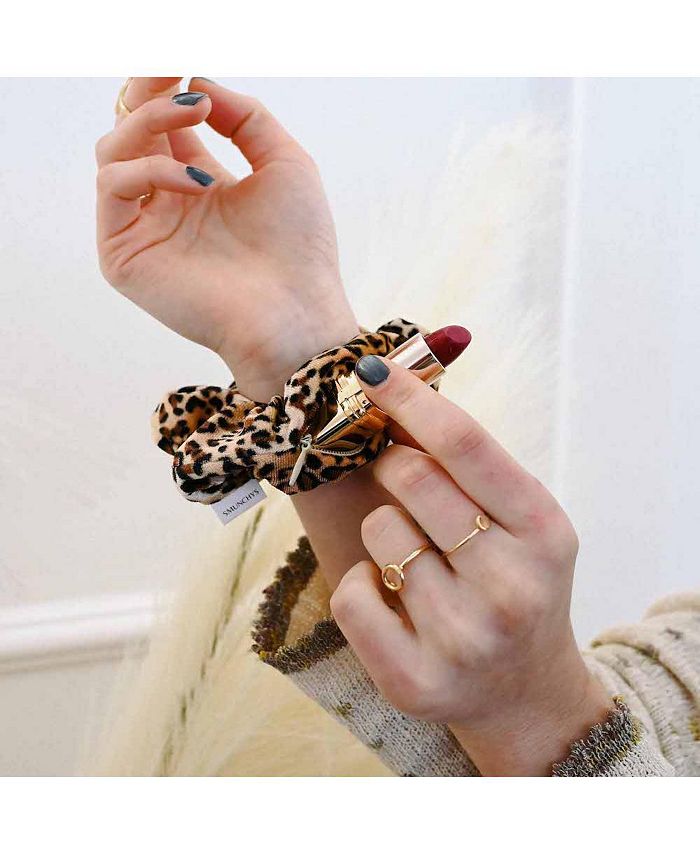 Smunchys Women's Velvet Zipper Pocket Scrunchie - Macy's