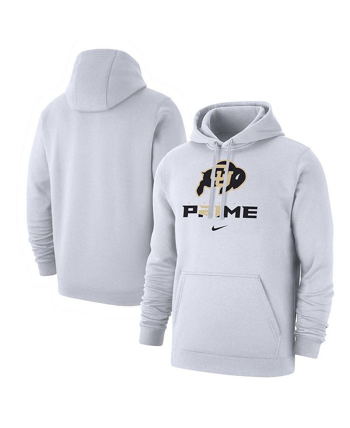 Nike Men's White Colorado Buffaloes Coach Prime Pullover Hoodie - Macy's