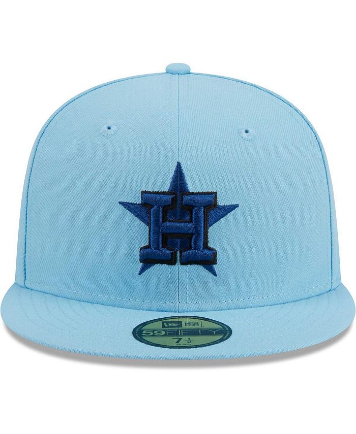 New Era Men's Light Blue Houston Astros 59FIFTY Fitted Hat - Macy's