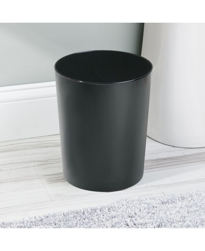 mDesign Round Metal Trash Wastebasket/Recycling Can - Macy's