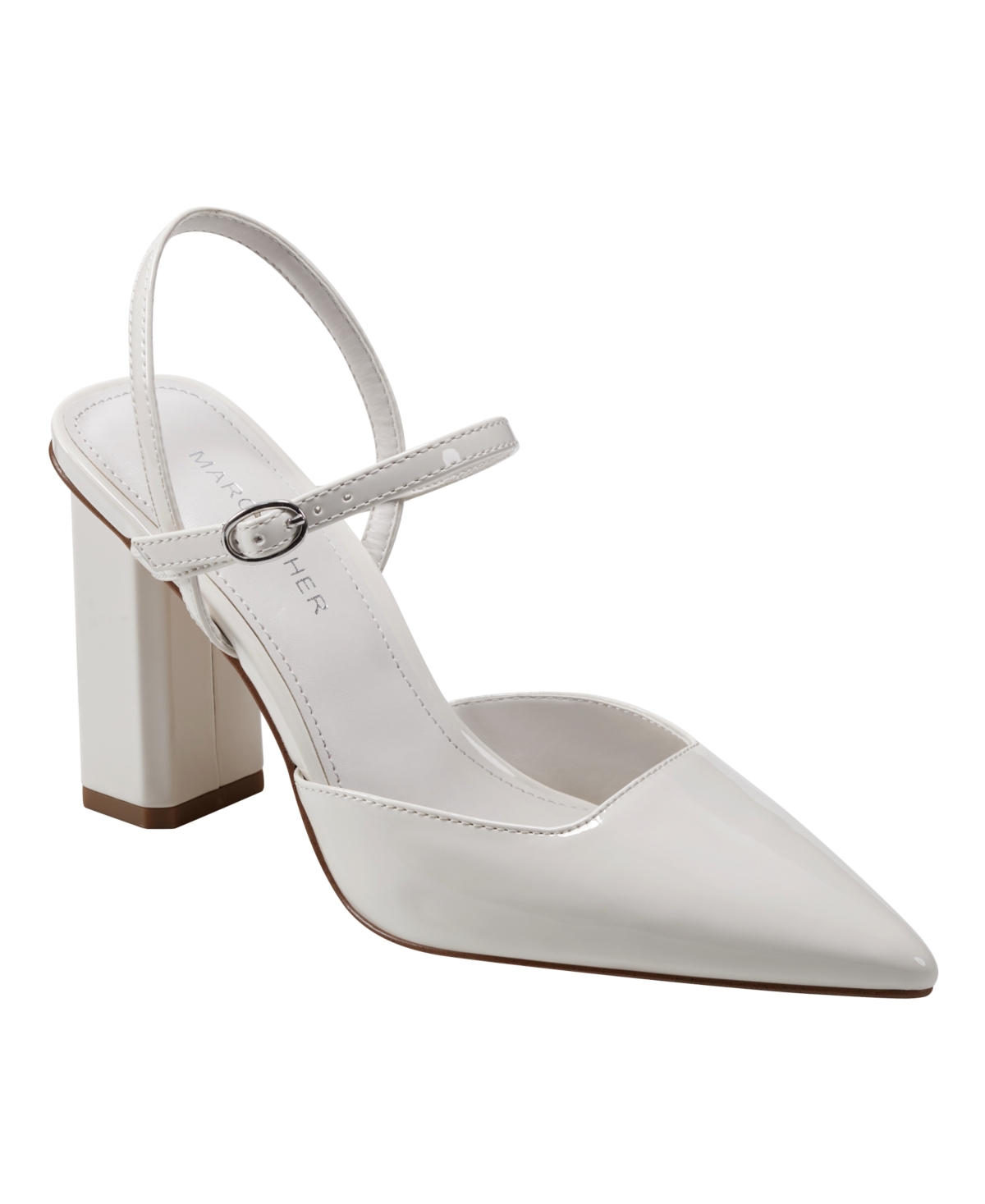 Click here for Marc Fisher Womens Doster Block Heel Pumps - Ivory... prices