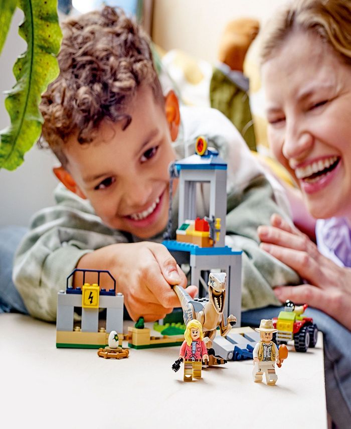 LEGO® Jurassic World 76957 Velociraptor Escape Toy Building Set with Dr ...