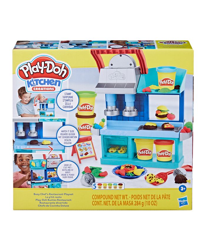 Play-Doh Kitchen Creations Busy Chef's Restaurant Playset - Macy's