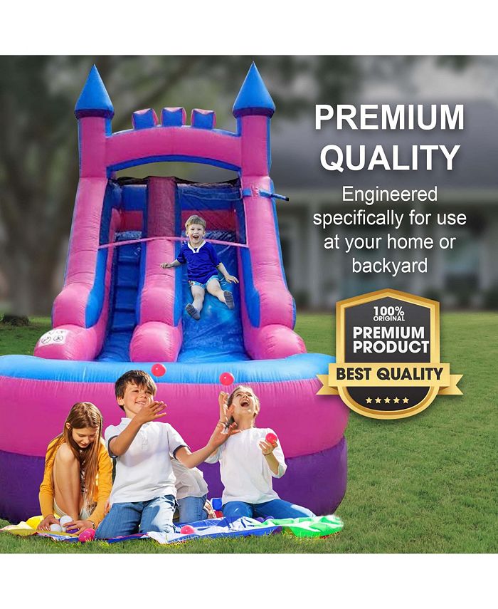 Pogo Bounce House Inflatable Water Slide for Kids (Without Blower) - 21 ...