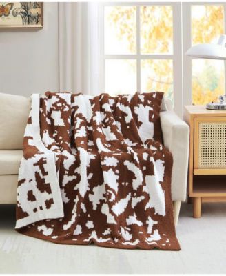 Sutton Home Jacquard Knit Throw 50" x 60" - Macy's