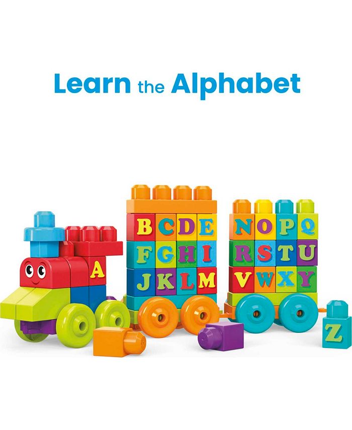Mega Bloks Building Basics Abc Learning Train - Macy's