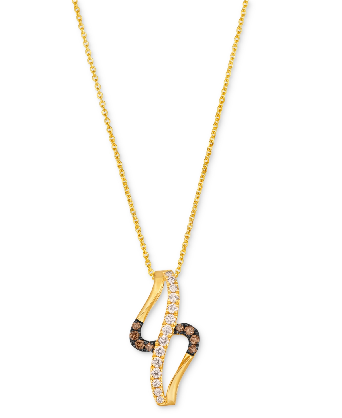 Click here for Le Vian Nude Diamond & Chocolate Diamond Abstract... prices