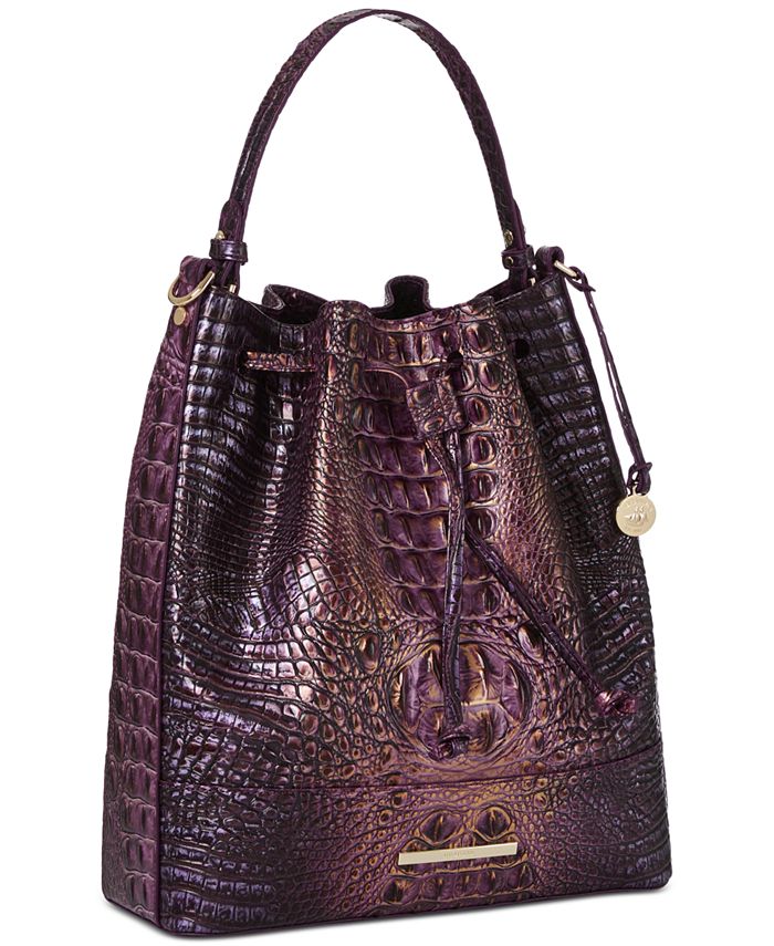 Brahmin Marlowe Melbourne Embossed Leather Shoulder Bag - Macy's