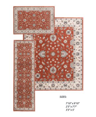 KM Home Wisdom WDM-7203 Area Rug Set, 3 Piece - Macy's