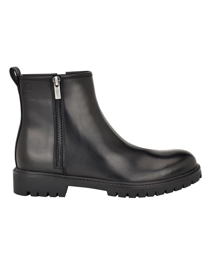 GUESS Men's Dine Low Shaft Casual Lug Sole Boots - Macy's