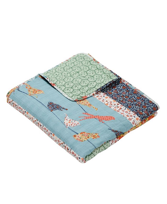 Greenland Home Fashions Penelope Reversible Throw, 50" x 60" - Macy's