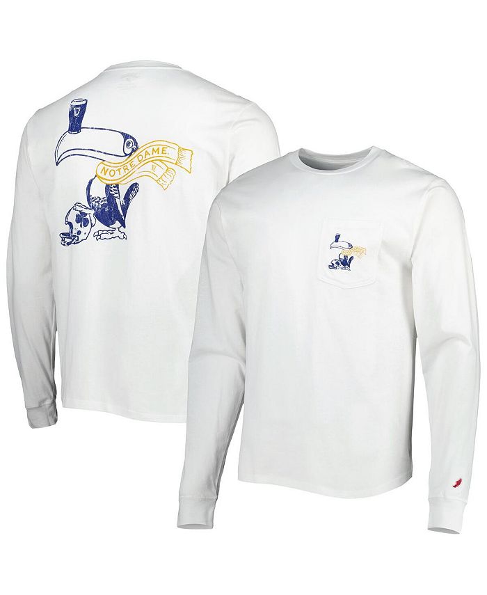 League Collegiate Wear Men's White Notre Dame Fighting Irish Guinness ...
