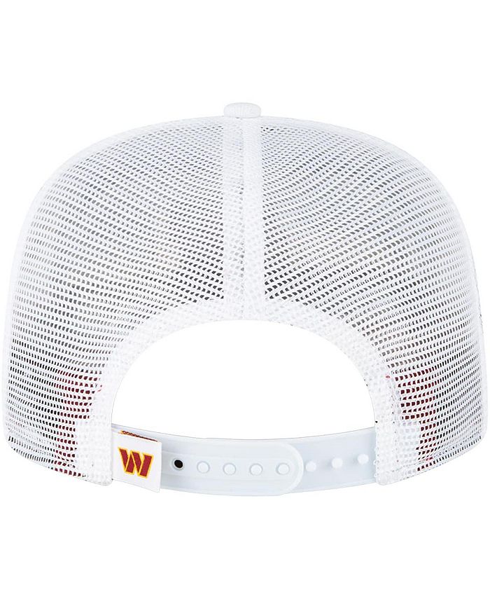 New Era Men's Washington Commanders Whiteout Golfer 9FIFTY Snapback Hat ...