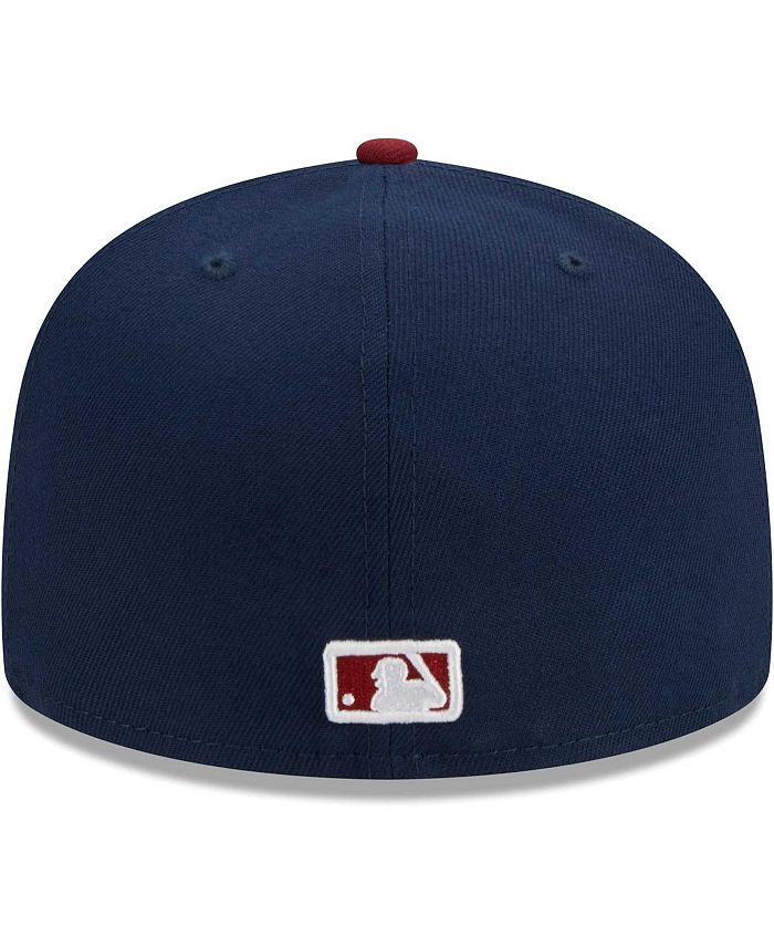 New Era Men's Navy New York Mets Two-Tone Color Pack 59FIFTY Fitted Hat ...