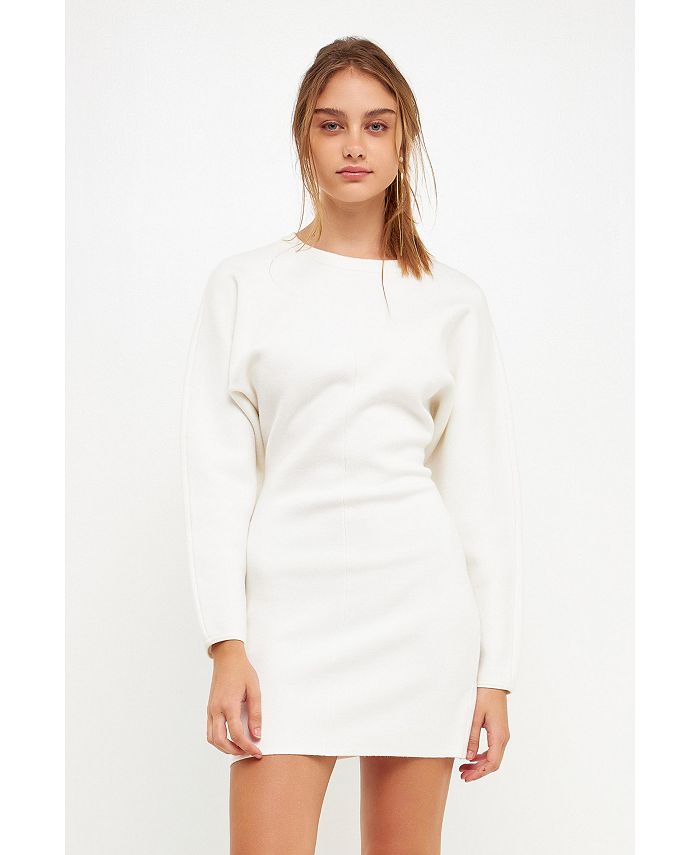 Grey Lab Women's Knitted Mini Dress - Macy's