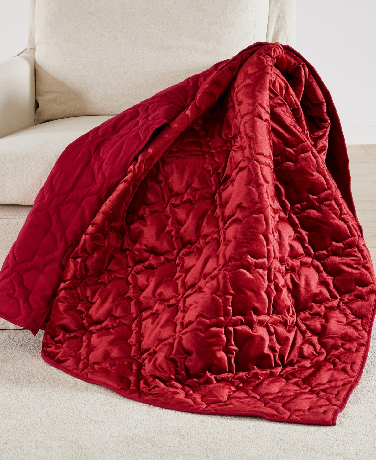 Click here for Levtex Caserta Velvet Reversible Quilted Throw  50... prices