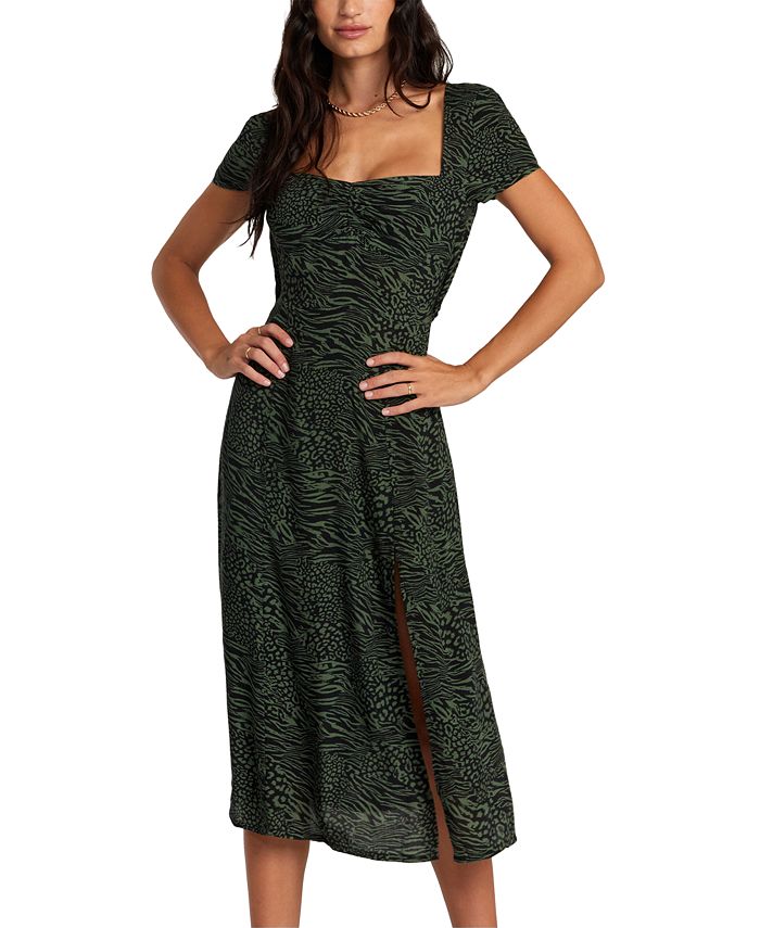RVCA Secrets Midi Dress - Macy's