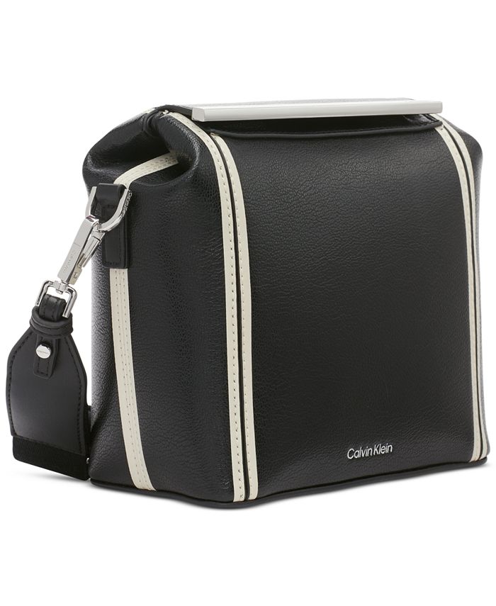 Calvin Klein Perry Striped Crossbody with Web Strap - Macy's