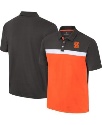 Men's Colosseum Charcoal Syracuse Orange Two Yutes Polo Shirt - Macy's